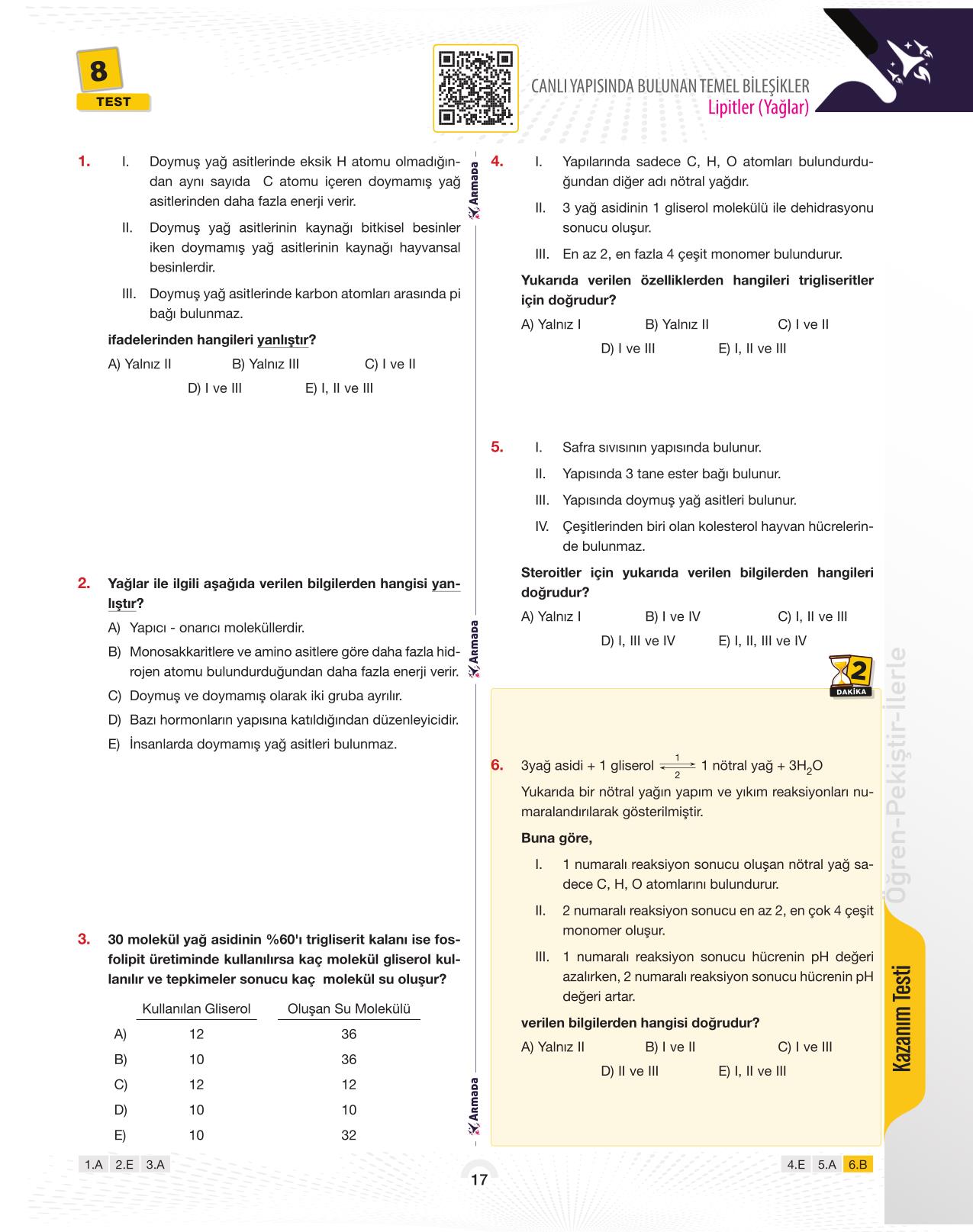 TYT Biyoloji Süper Yeni Nesil Soru Kitabı | Armada Yayınları