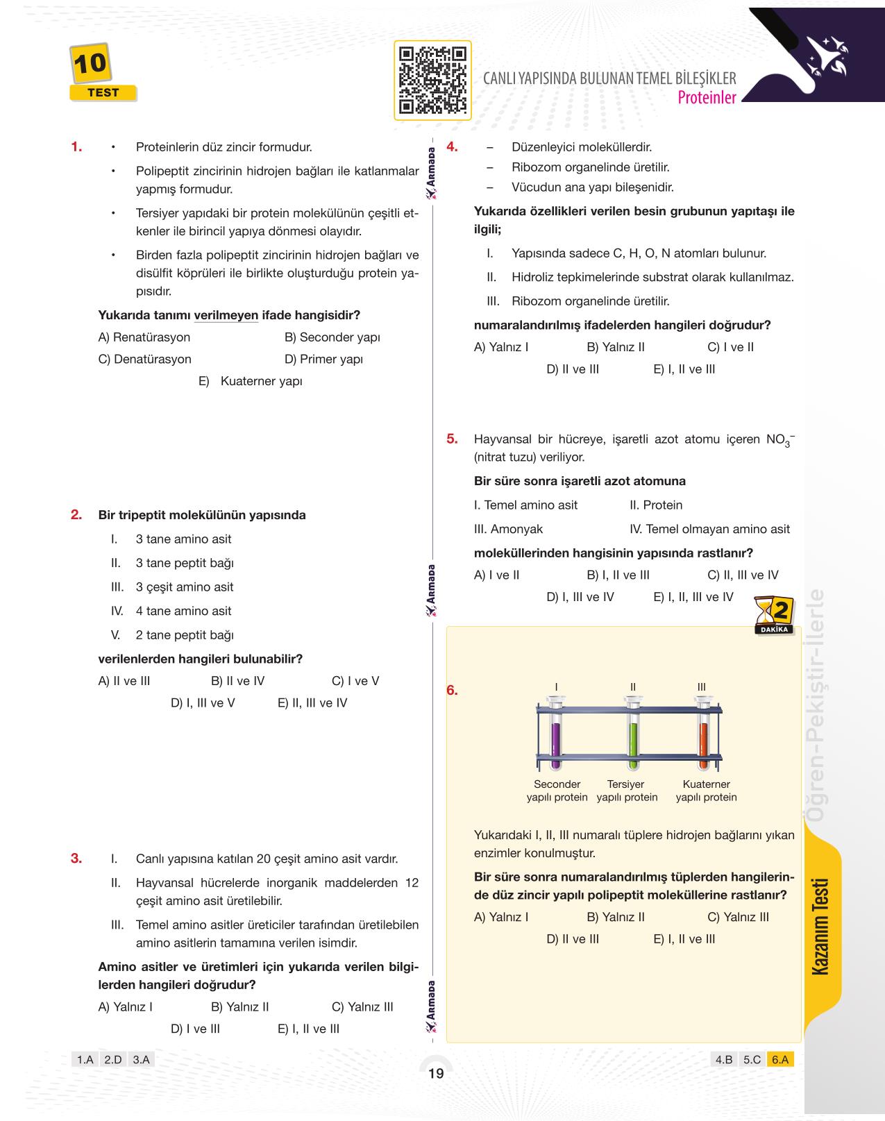 TYT Biyoloji Süper Yeni Nesil Soru Kitabı | Armada Yayınları